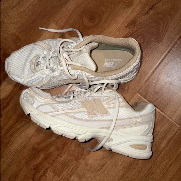 New Balance | Shoes | New Balance 74 Beige And White Running Shoes ...